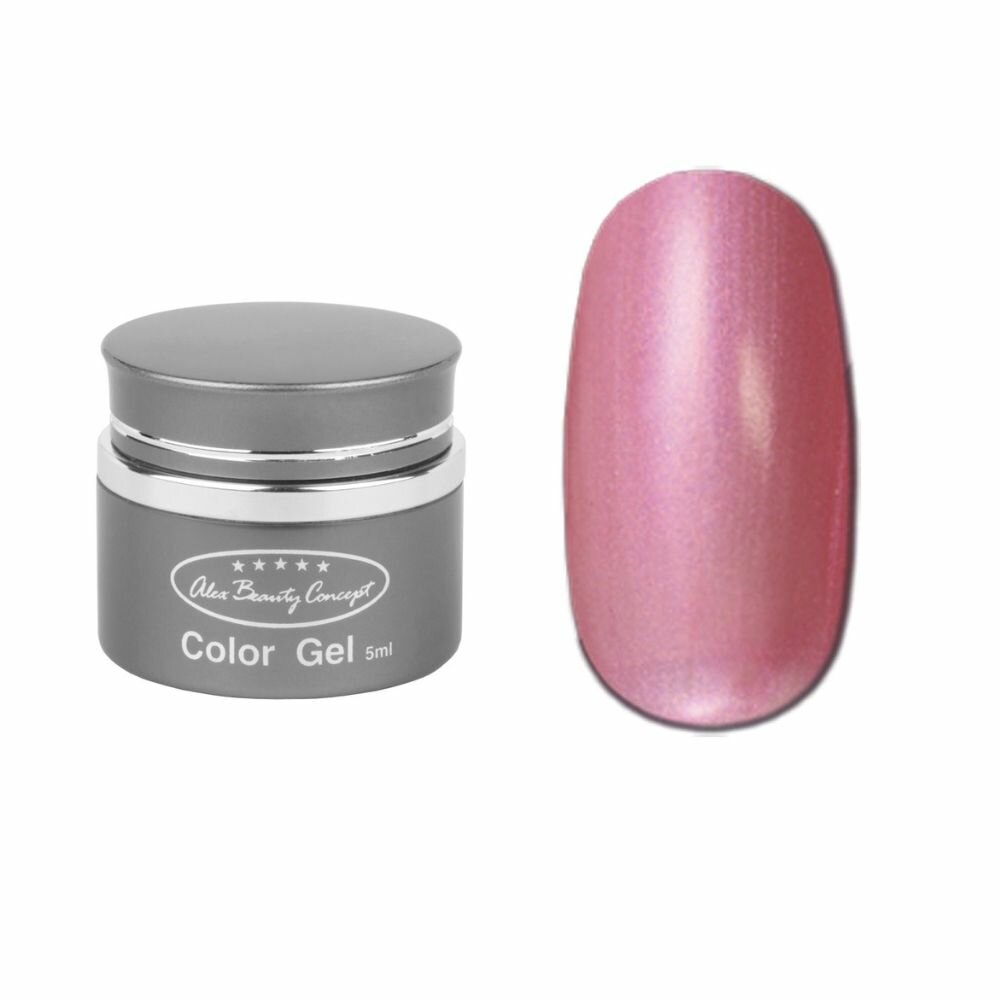 Alex Beauty Concept Цветной эластичный гель для ногтей Neo Teck Color Gel, цвет розовый 69716, 5 мл