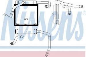 Радиатор отопителя ford ranger mazda bt-50 Nissens 71775 Ford: 3943167 XM3418476CA UJ0861A10. Mazda: 3943167