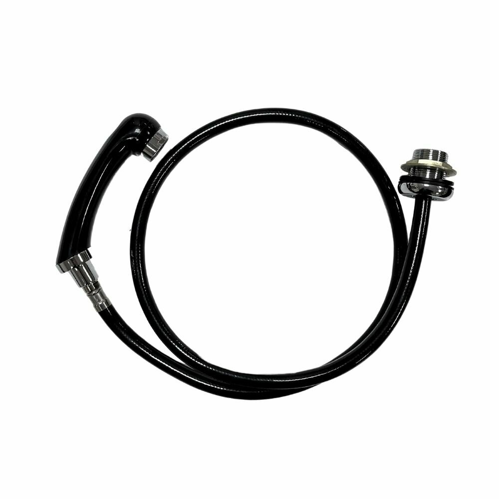 Душик для парикмахерской мойки DY-5032, нержавеющая сталь, черная