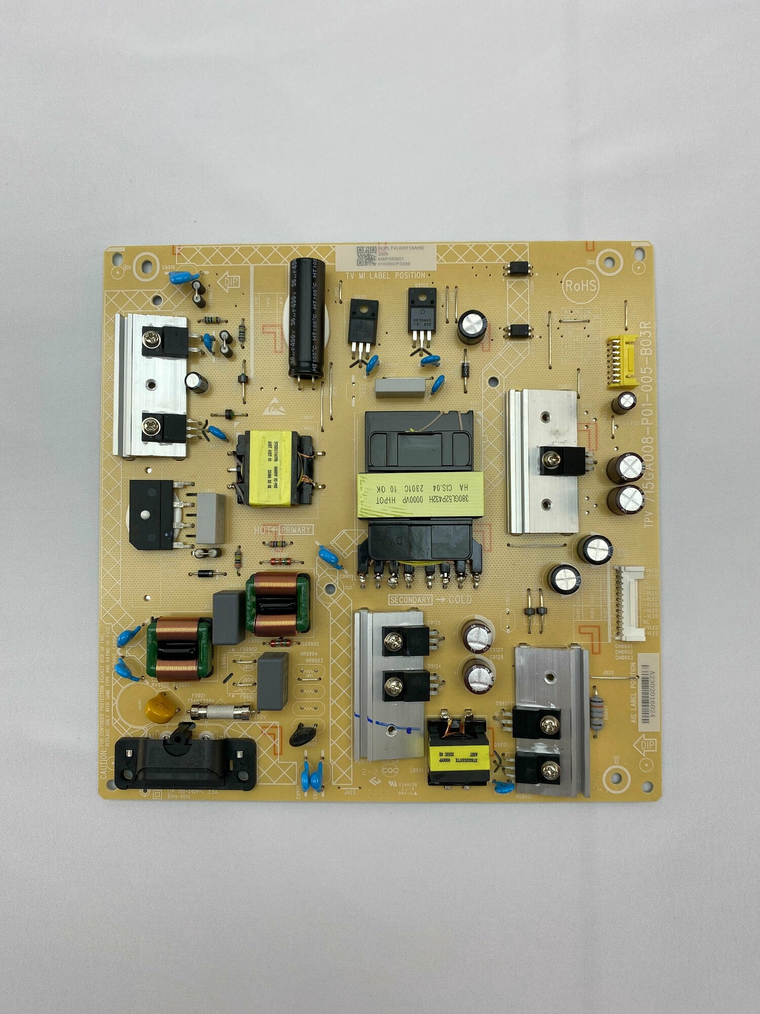 Блок питания (715GA008-P01-005-B03R), для телевизора Philips 55PUS8057/60