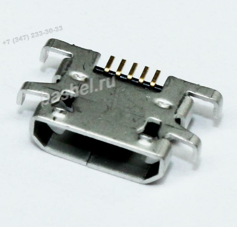 Гнездо USB micro (F) на плату, 5 контактов 5SAD8