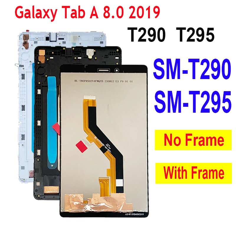 ЖК-дисплей для Samsung Galaxy Tab A 8.0 2019 KEROAOAO T295 Black No Frame