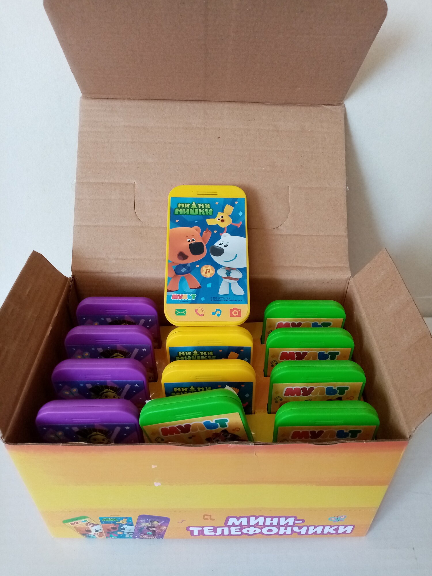 Телефон детский мини телефончики 12 шт