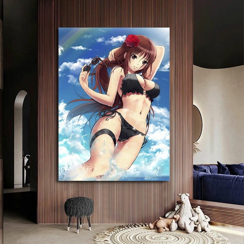 Картина ВсеКартины. тут "Хентай", аниме девушки, 40x60 см, на подрамнике