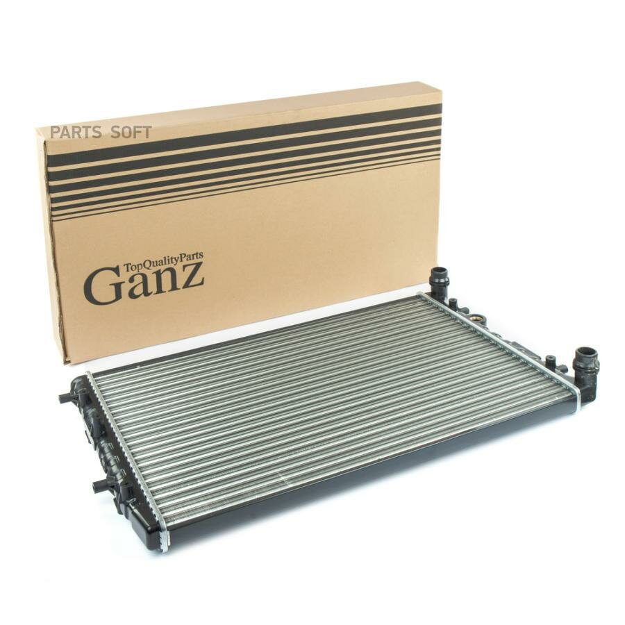 GANZ GIF07041 Радиатор основной для SKODA Fabia/VW Polo 1.2/1.4+TDI 01->/633x415x30 GANZ GIF07041
