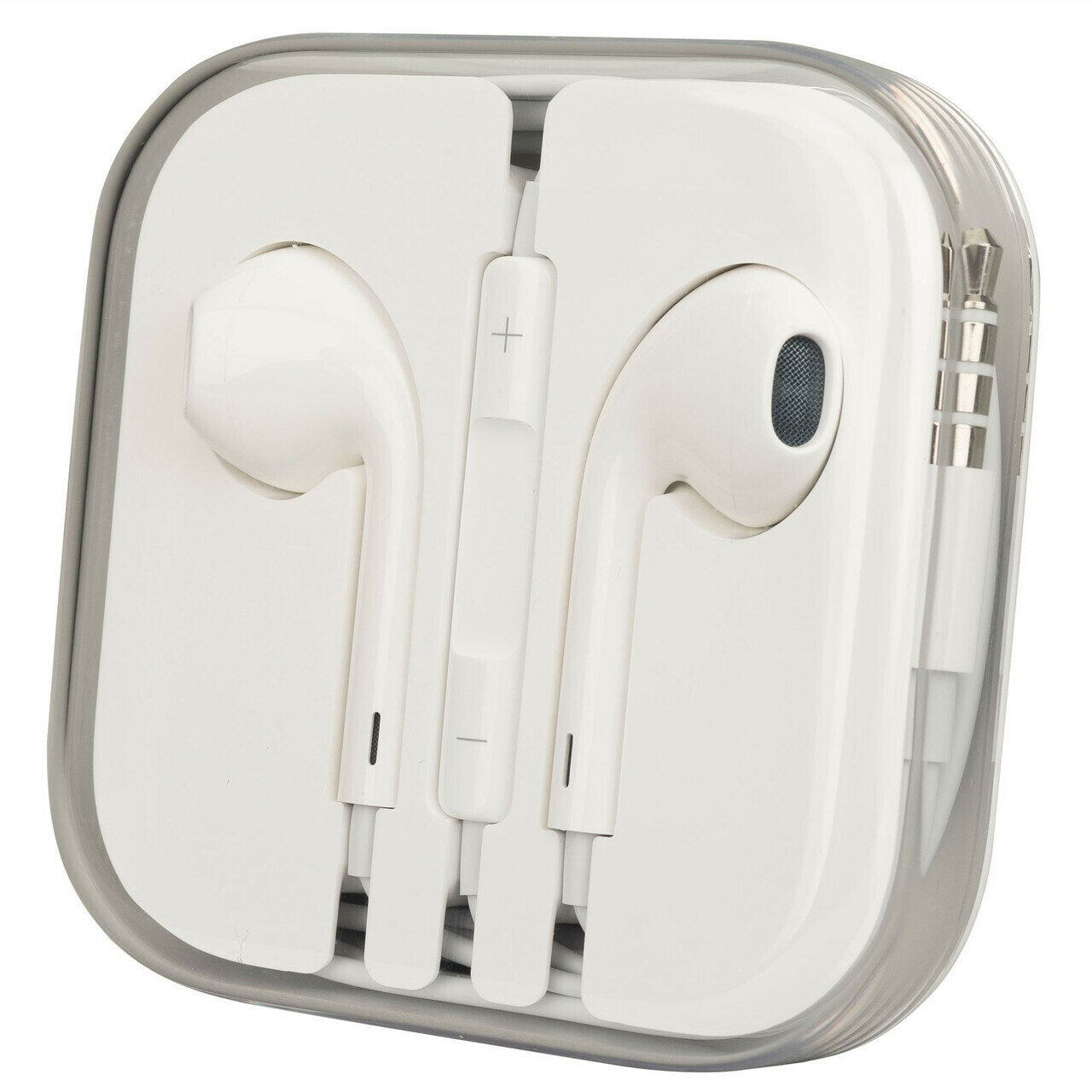 Наушники проводные EarPods Jack 3.5 mm Android / Гарнитура с микрофоном гнездо Джек 3,5 мм для Андроид цвет: белый.