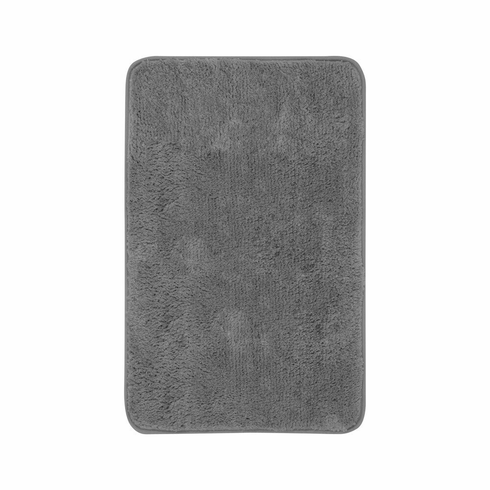 Коврик для ванной серый 80х50 см Fora Grey (FOR-MCF-8050GREY)