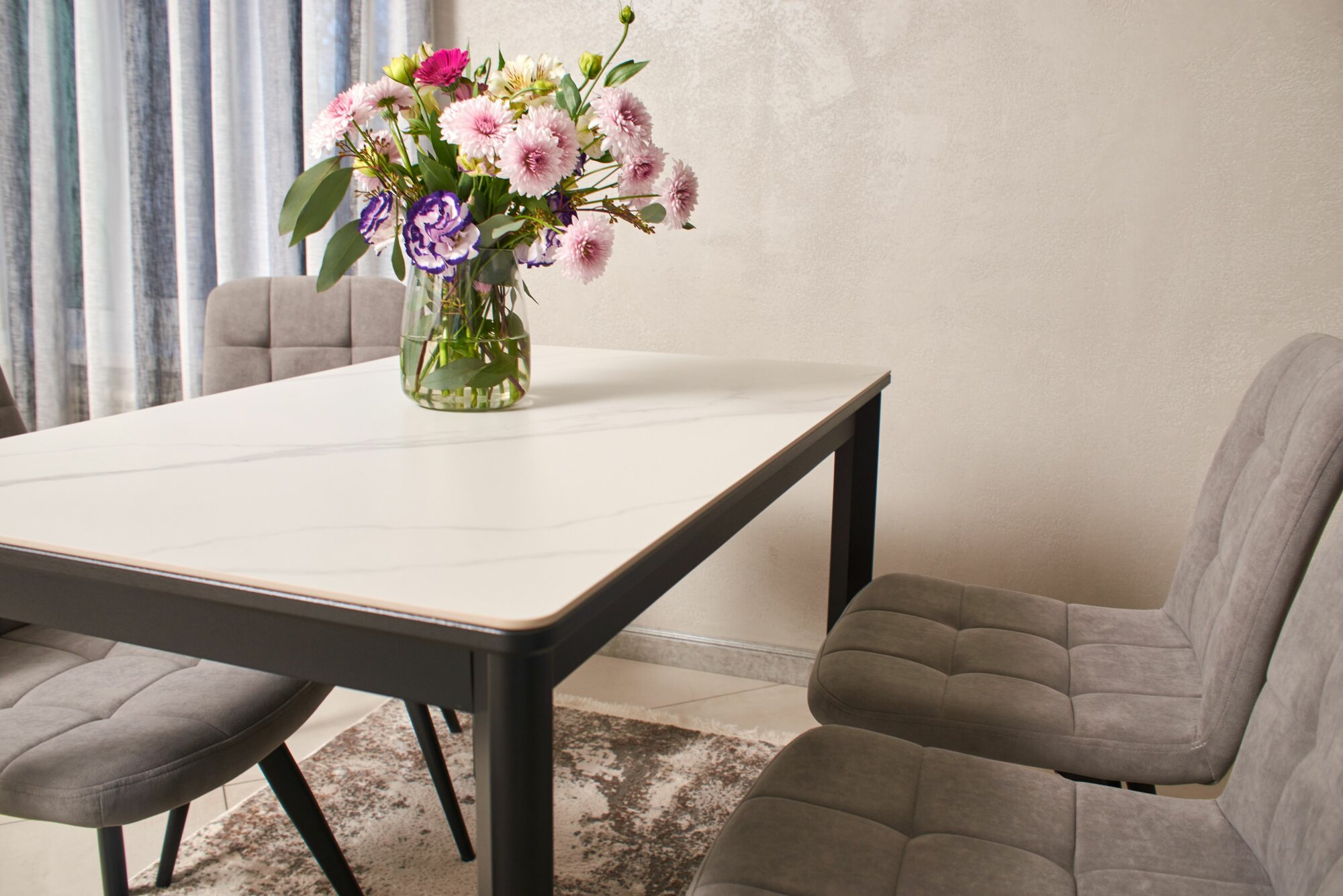 Стол с керамогранитом Римини 110*70