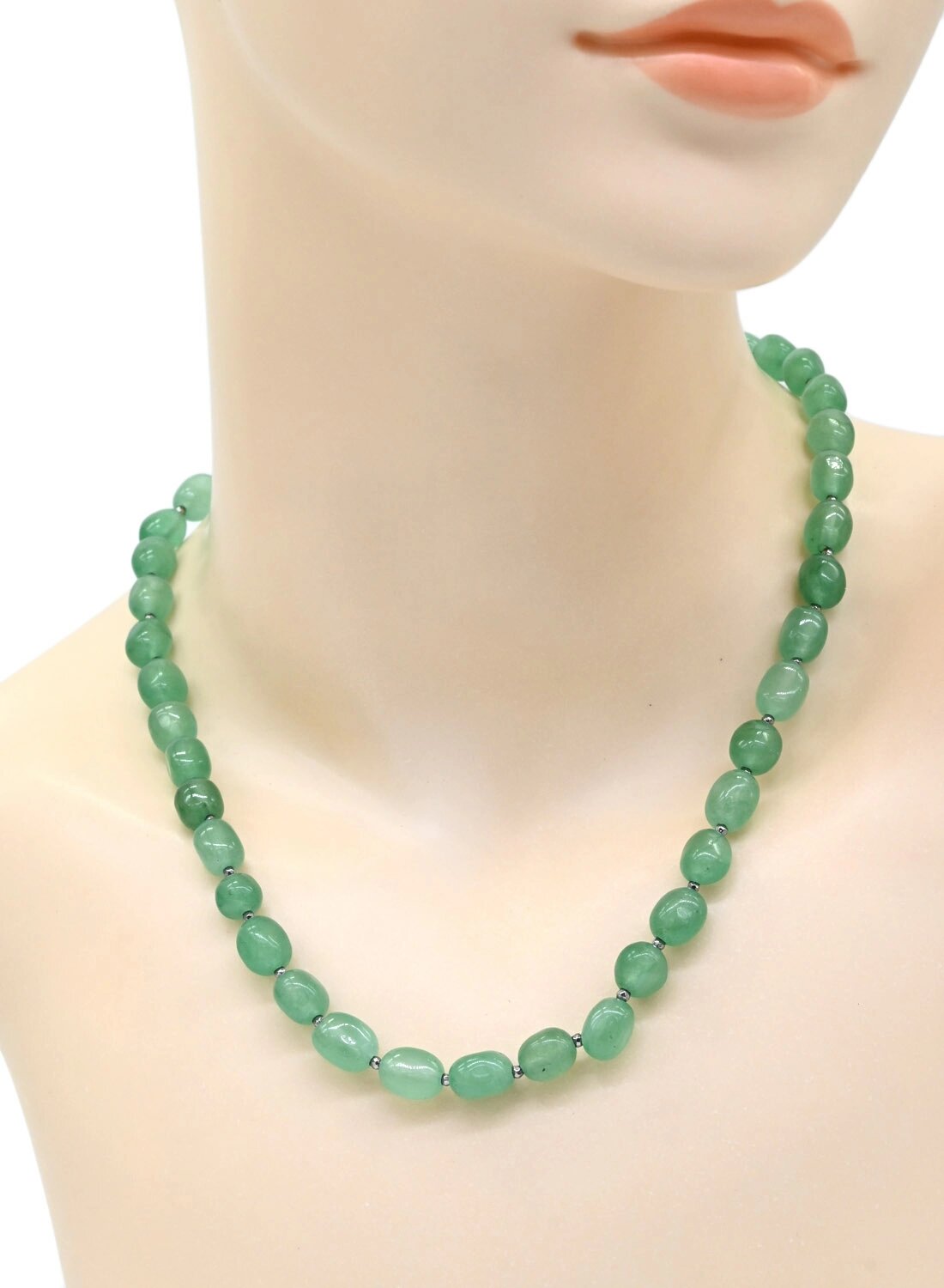 Бусы, кальцит