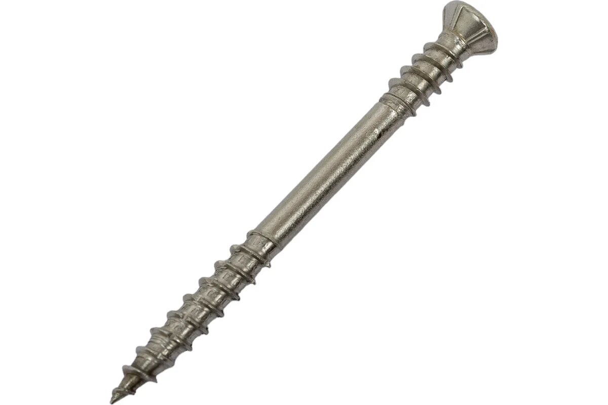 Гвозdeck саморез потайной для террасной доски 5,0х60 Нерж. A2 Torx25 100 шт 20625060A2TXWG4