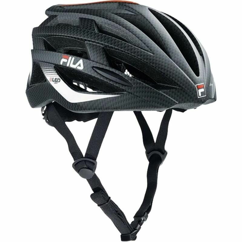 Шлем FILA led helmet blk/white