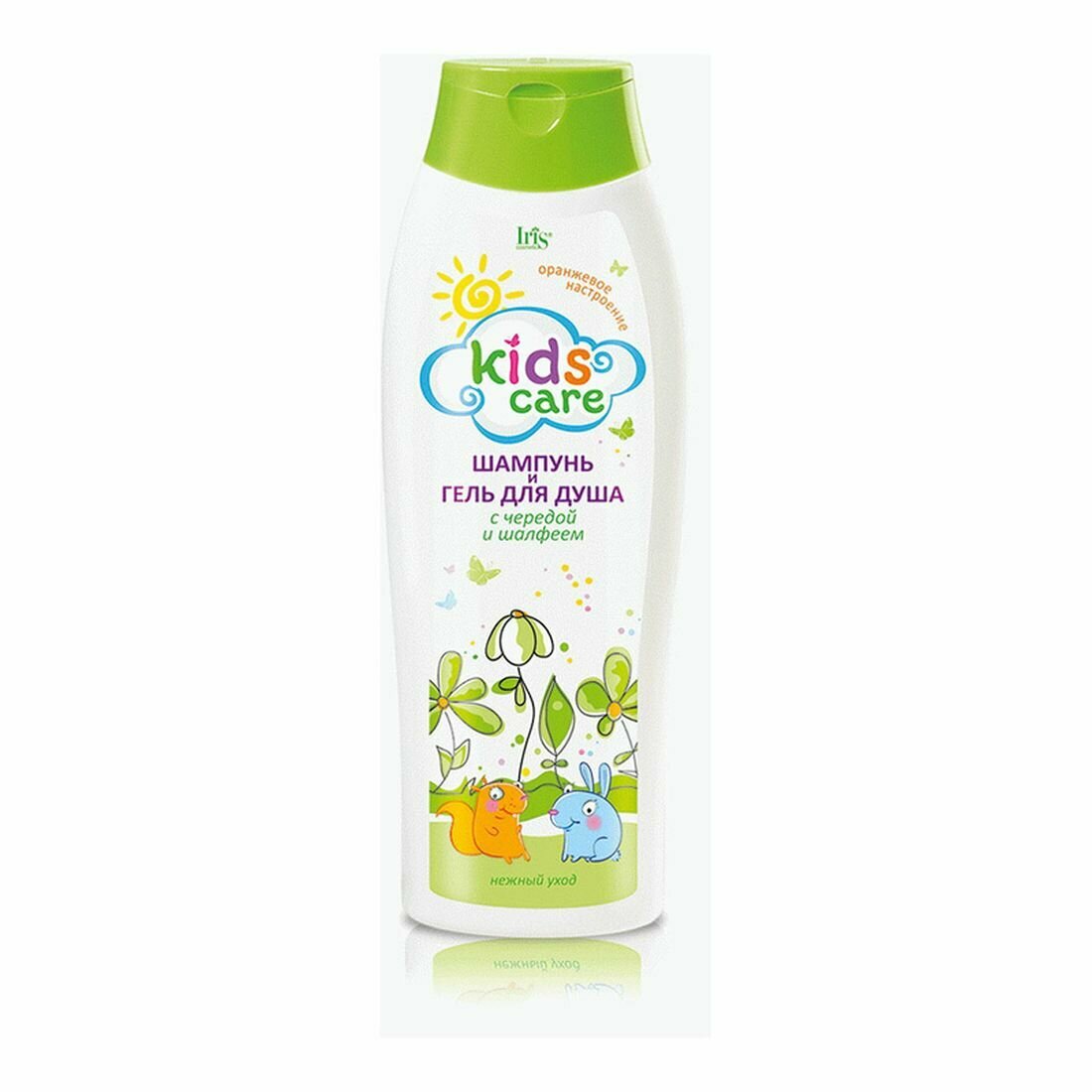 Шампунь и гель детский Kids Care для душа Череда и шалфей 400мл