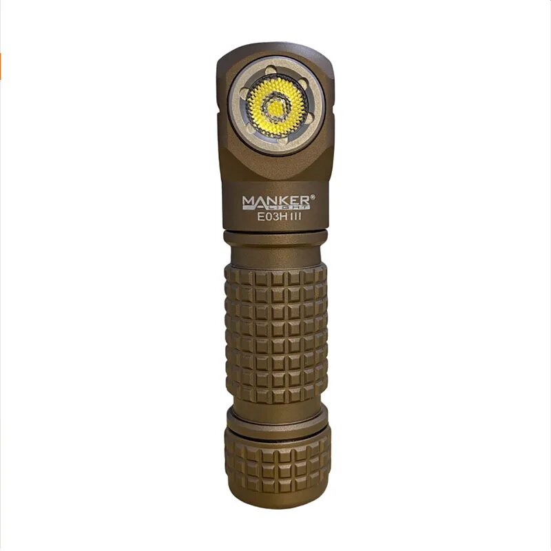 Manker E03H III 1200 люмен фонарик алюминиевый USB-C 14500 Battery