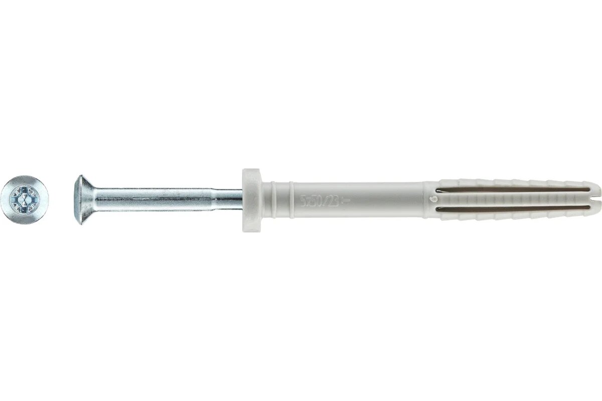 Tecfi дюбель-гвоздь YZ 5x50, набор 15 шт, 147528 для крепления в бетоне