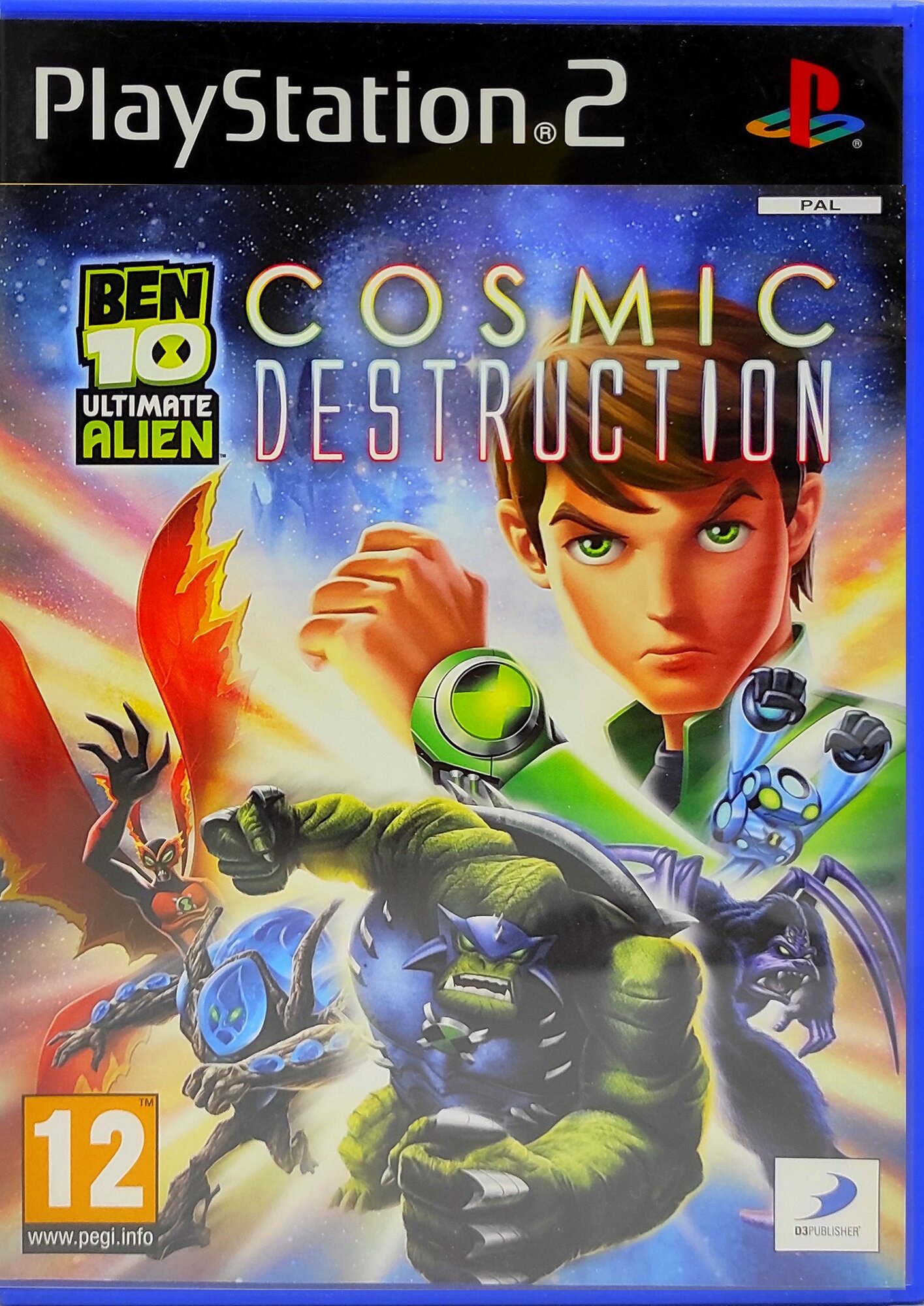 Ben 10 Ultimate Alien Cosmic Destruction ENG Видеоигра на диске PS2. Товар уцененный