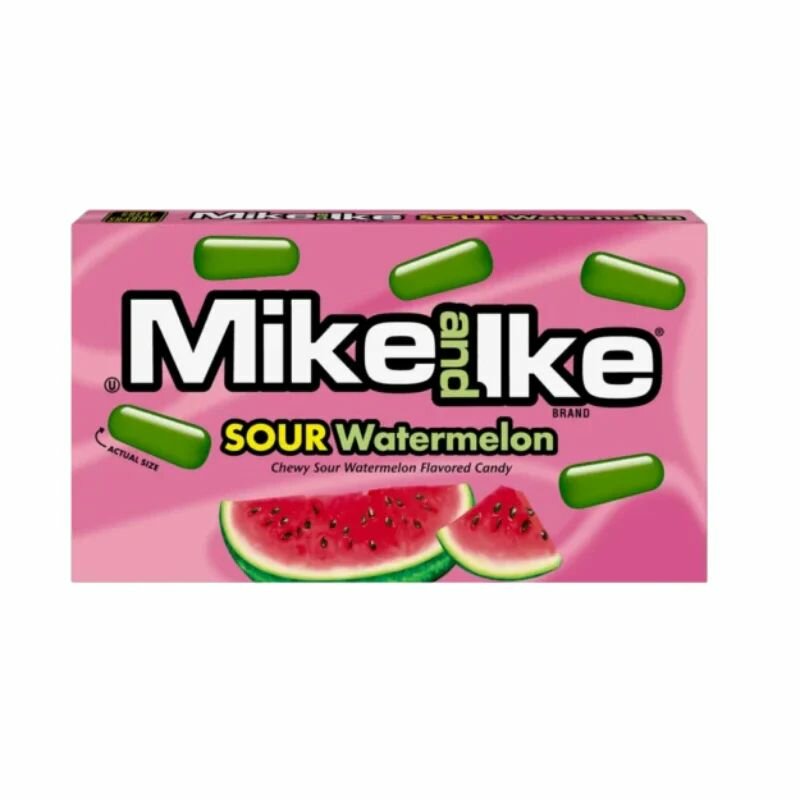 Конфеты Mike and Ike Sour Watermelon 120г