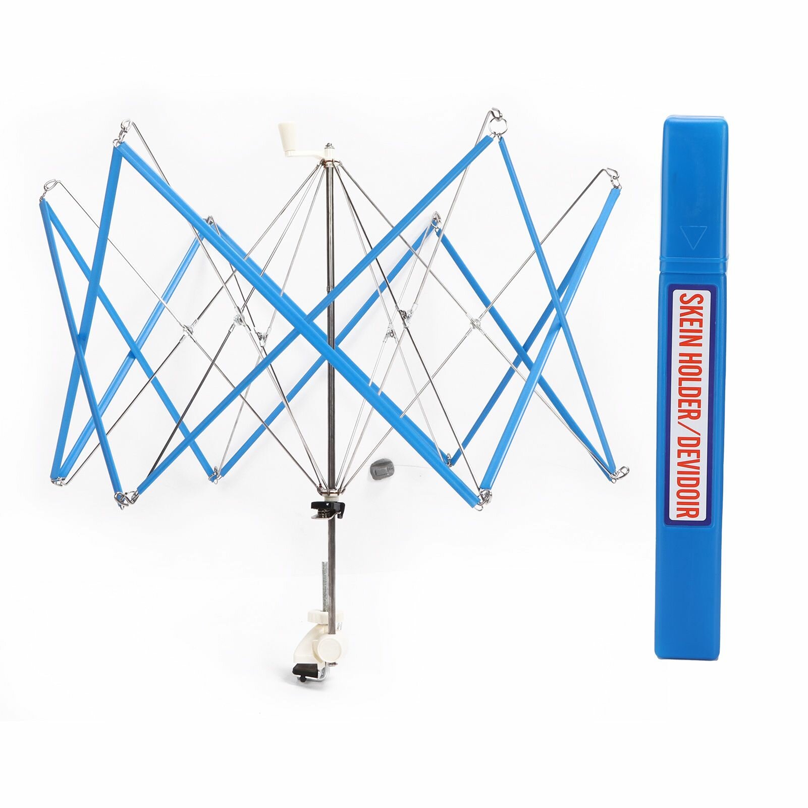 Металлический воротник для намотки пряжи, удобный инструмент для вязания, 1 шт.