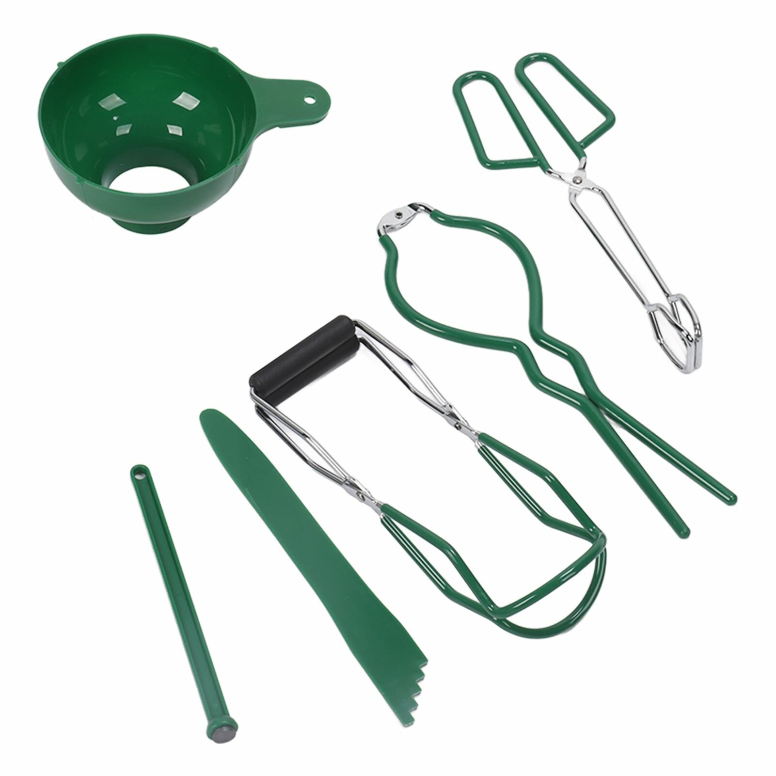 Набор для консервирования: воронка, щипцы, пузырьковый поппер, ключ для банок, подъемник и магнитный захват