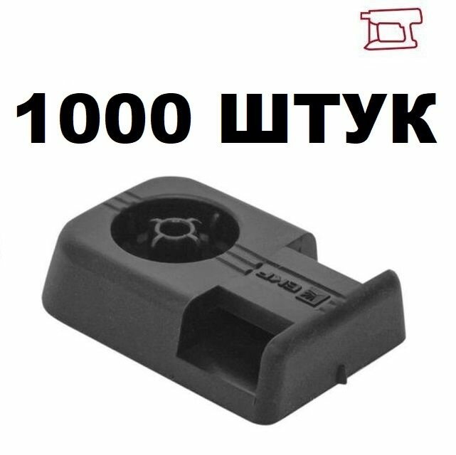 Площадка под стяжку (хомуты) для прямого монтажа черная EKF PROxima 1000 штук