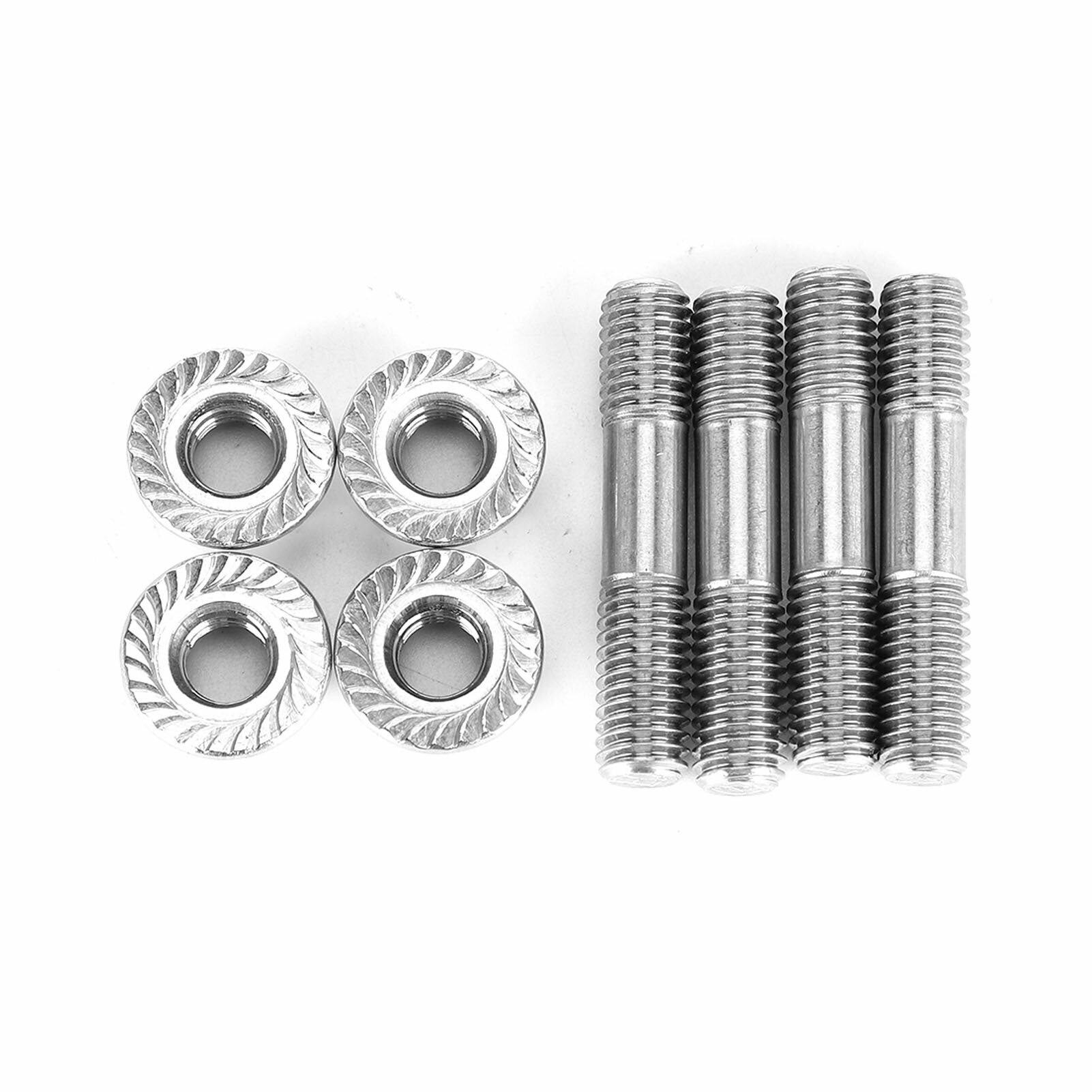 4PCS CAR выхлопная система гайки шпильки M8x1.25 42 мм/1,65 дюйма T25 T28