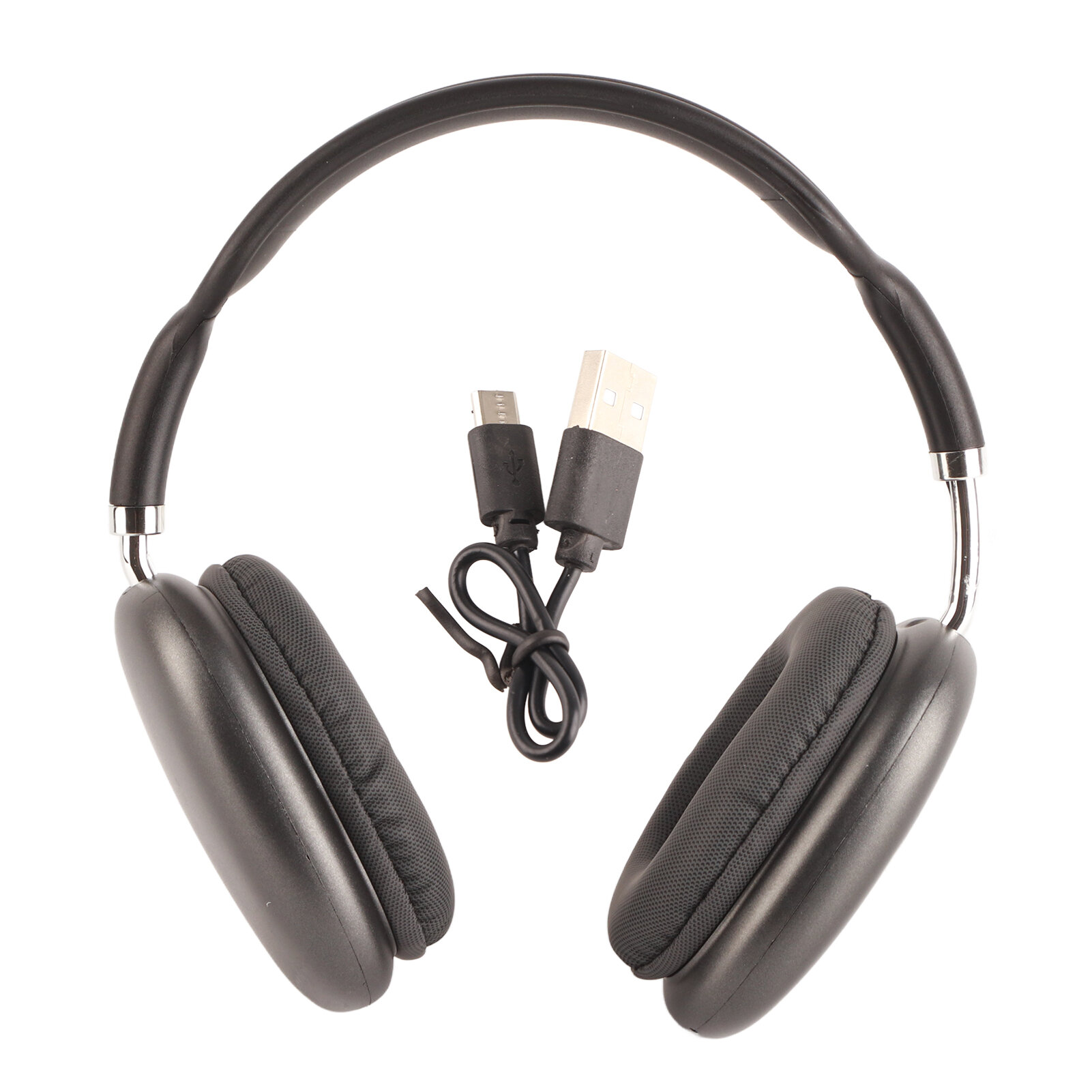 Bluetooth Headphone Noise Reduction Clear Sound Quality Heavy Bass Headphones Wireless for Computer PC Black