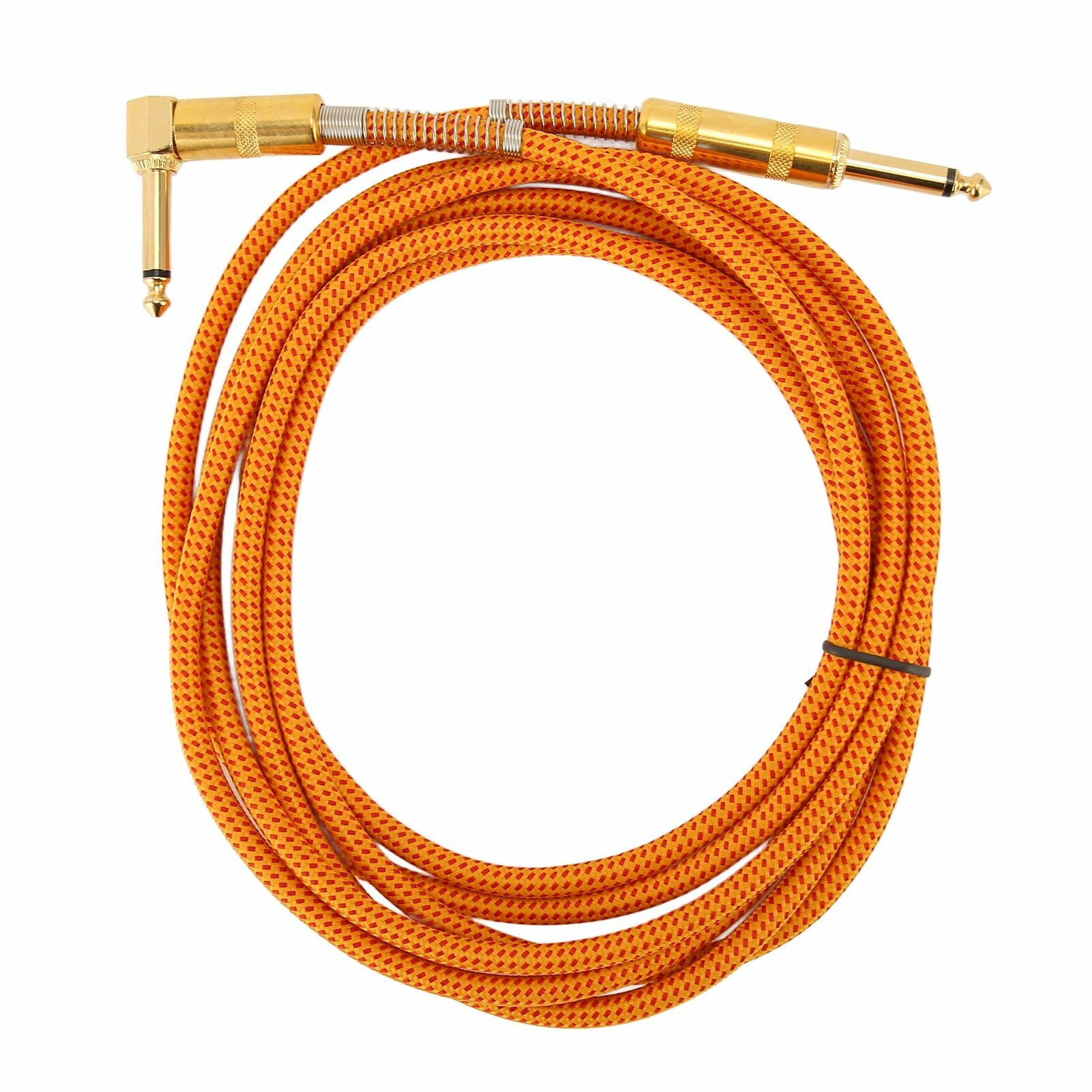 1/4 дюйма приборного кабеля прямой 6,35 мм мужского гнезда стерео звуковой кабельный кабельный шнур для электрогитара бас -гитары 9,8 фута