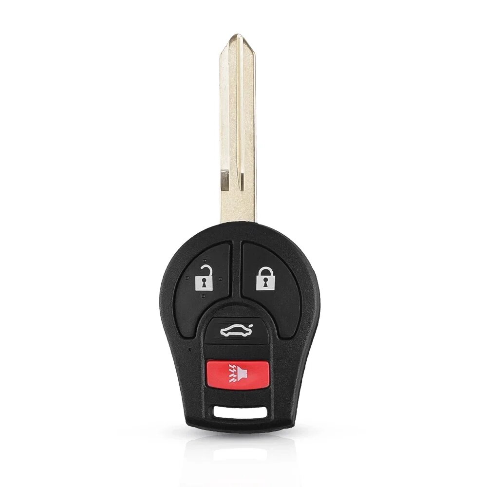 Чехол-брелок KEYYOU с дистанционным управлением, 2/3/4 кнопки для Nissan Cube Qashqai Juke Suny Sylphy March Tiida Micra, пульт дистанционного управления