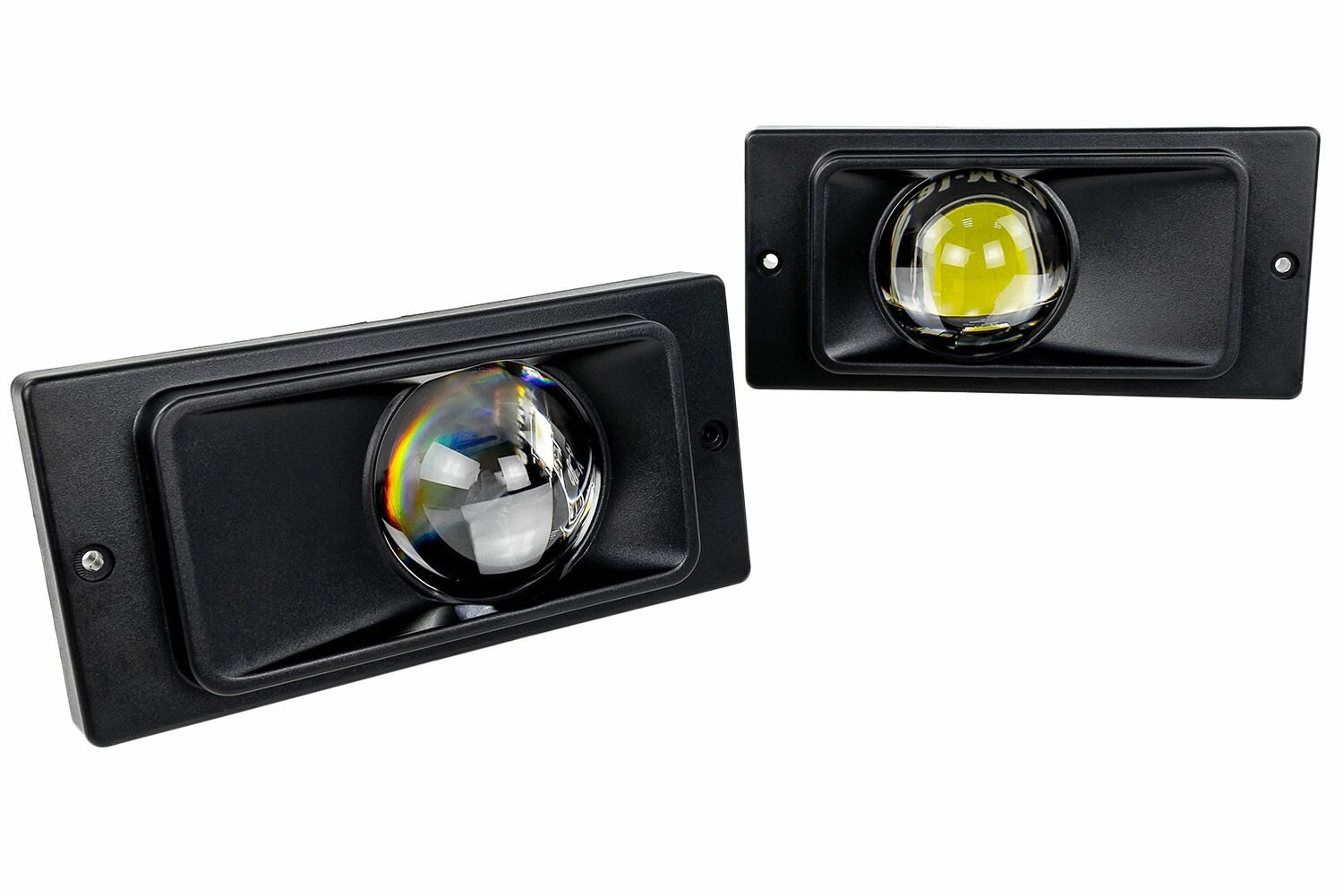 Диодные ПТФ Sal-Man 13000lux 60W с линзой для ВАЗ 2110-2112, 2113-2115, Шевроле Нива до рестайлинга 2009 года