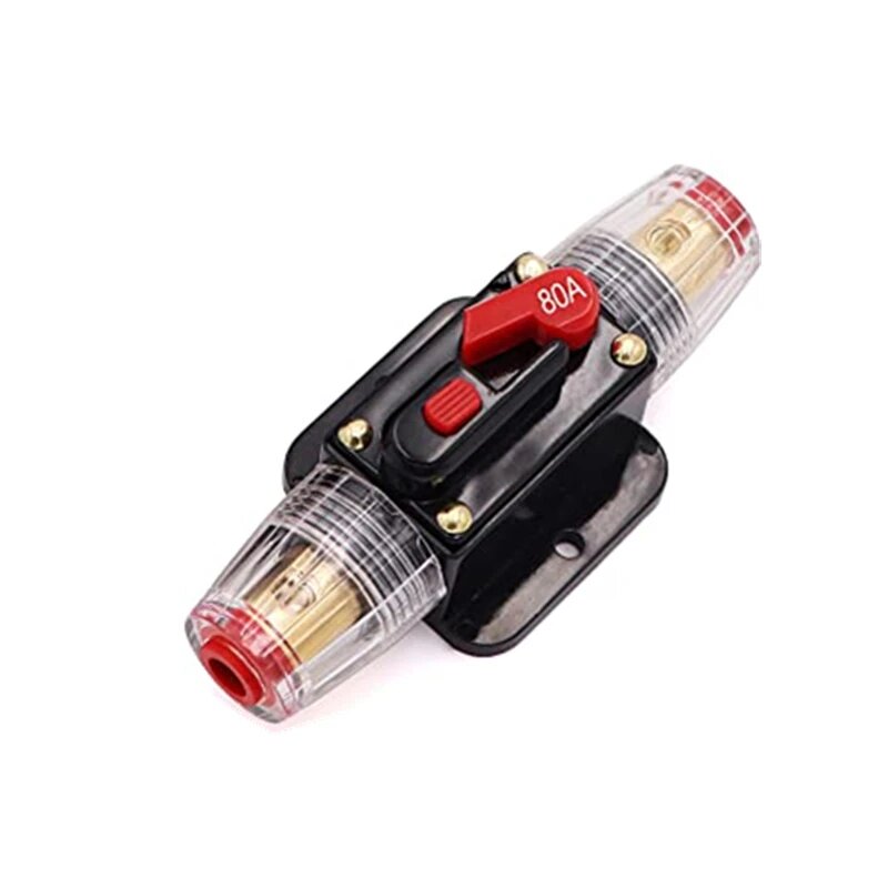 Автоматический прерыватель звука для автомобиля, грузовика, 12 В, 24 дюйма, 20 А, 30 А, 40 А, 50 А, 60 А, 80 А, 100 А, 125 А, 150 А, самовосстанавливающийся держатель предохранителя, модифицированный адаптер предохранителя