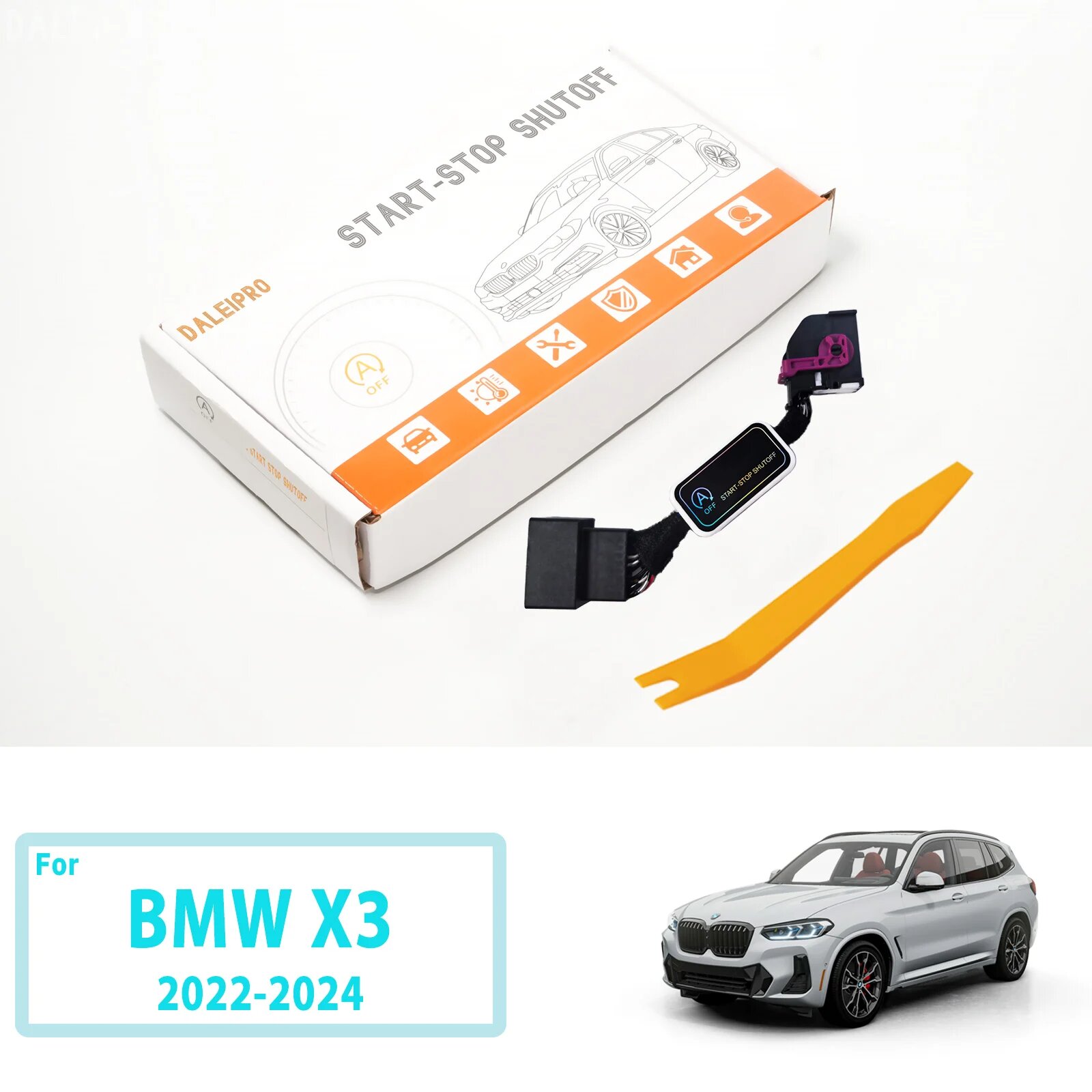 Для BMW X3 G01 2022 2023 2024 Автоматический стоп-запуск двигателя Модуль памяти Cancel Автомобильный автоматический старт-стоп-переключатель Аксессуары
