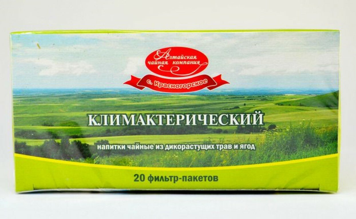 Чайный напиток АлтайФлора климактерический, 20 фильтр-пакетов по 1,5 г