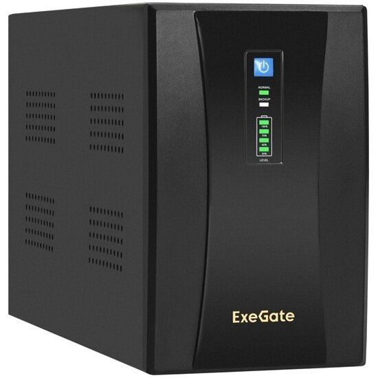 Источники бесперебойного питания Exegate SpecialPro UNB-2200. LED. AVR.2SH. RJ. USB 2200VA/1300W