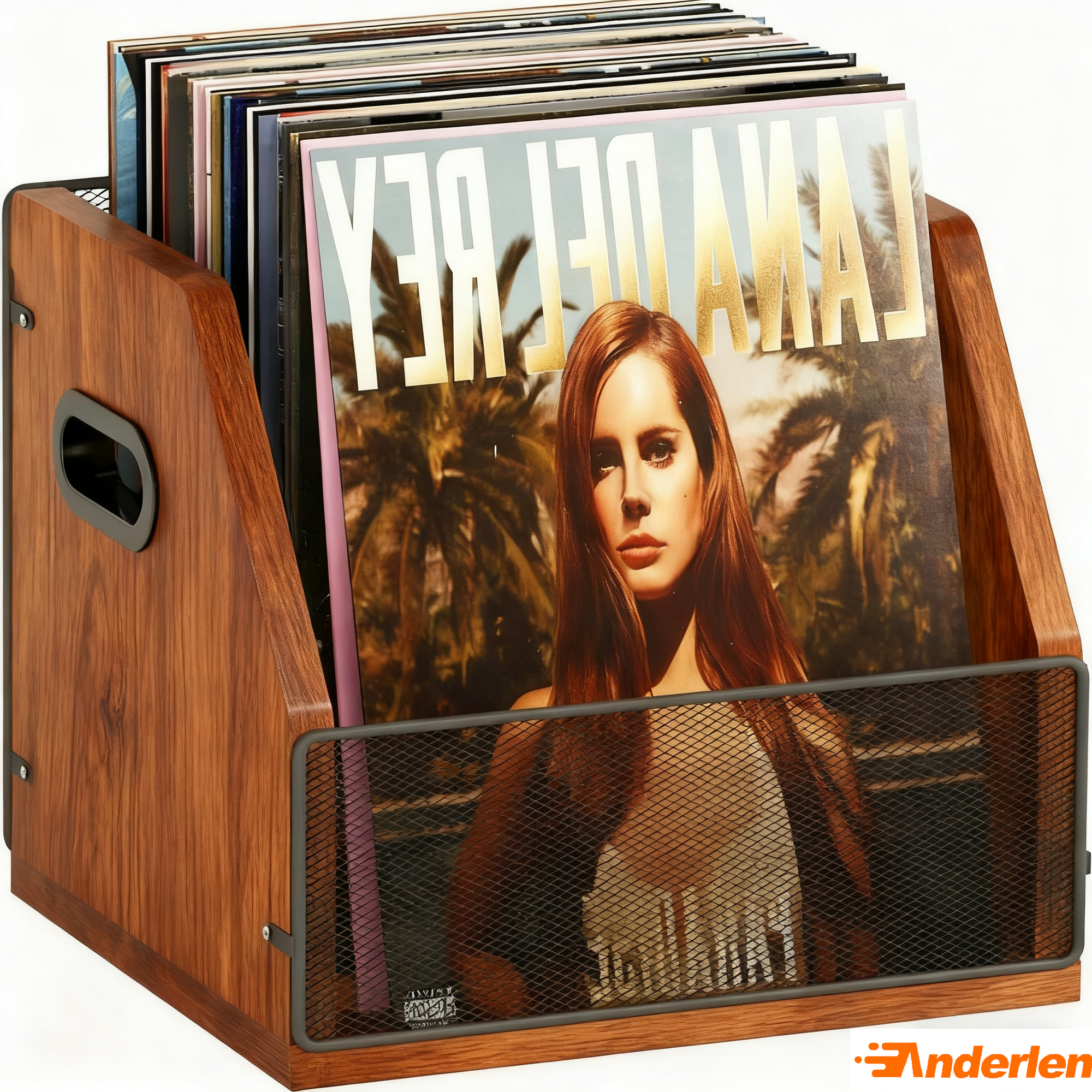 Виниловая пластинка, деревянный ящик, ретро стиль, для хранения, из цельного дерева