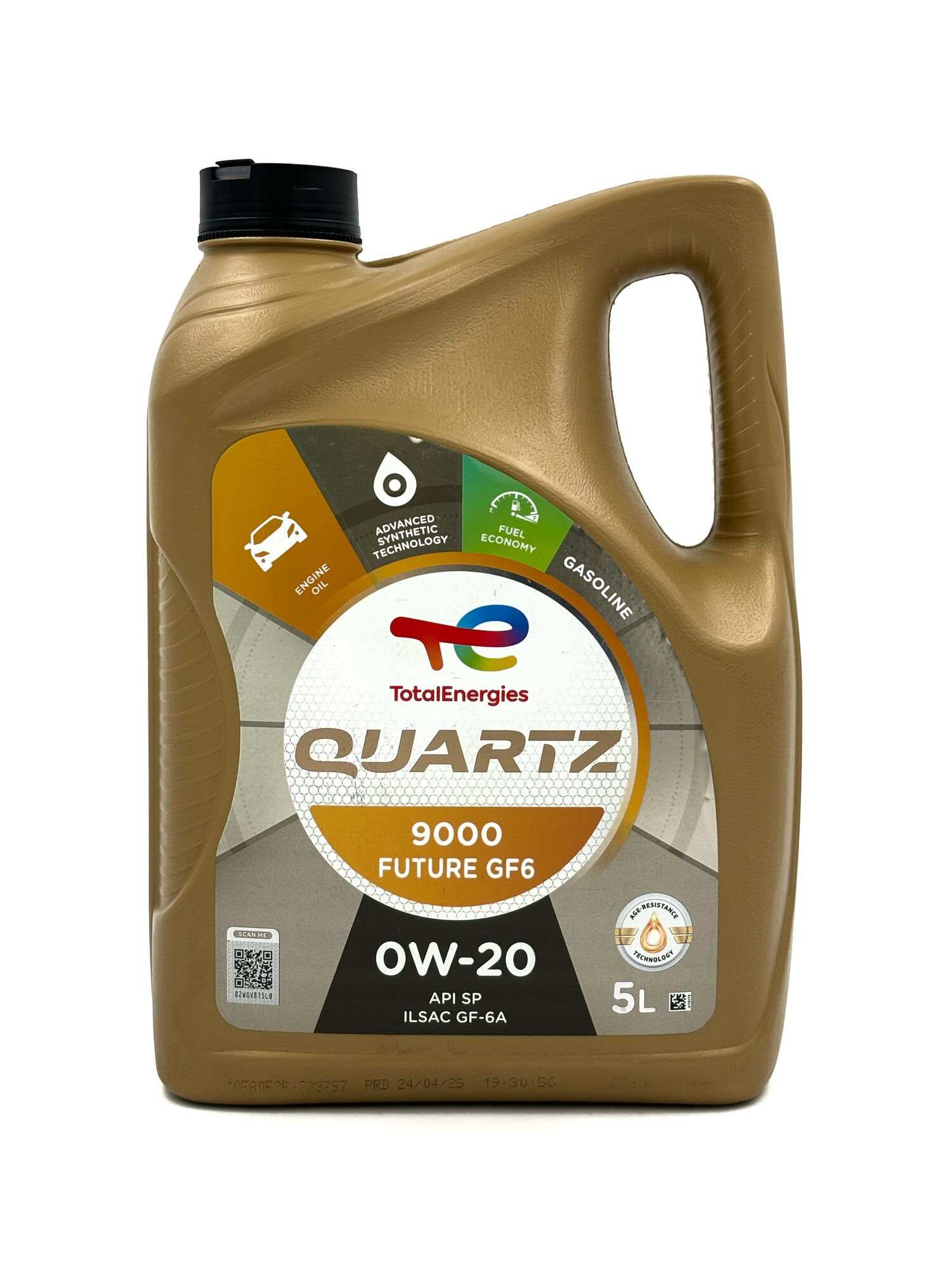 Масло моторное Total Quartz 9000 Future GF6 0w-20, синтетическое , 5 литров