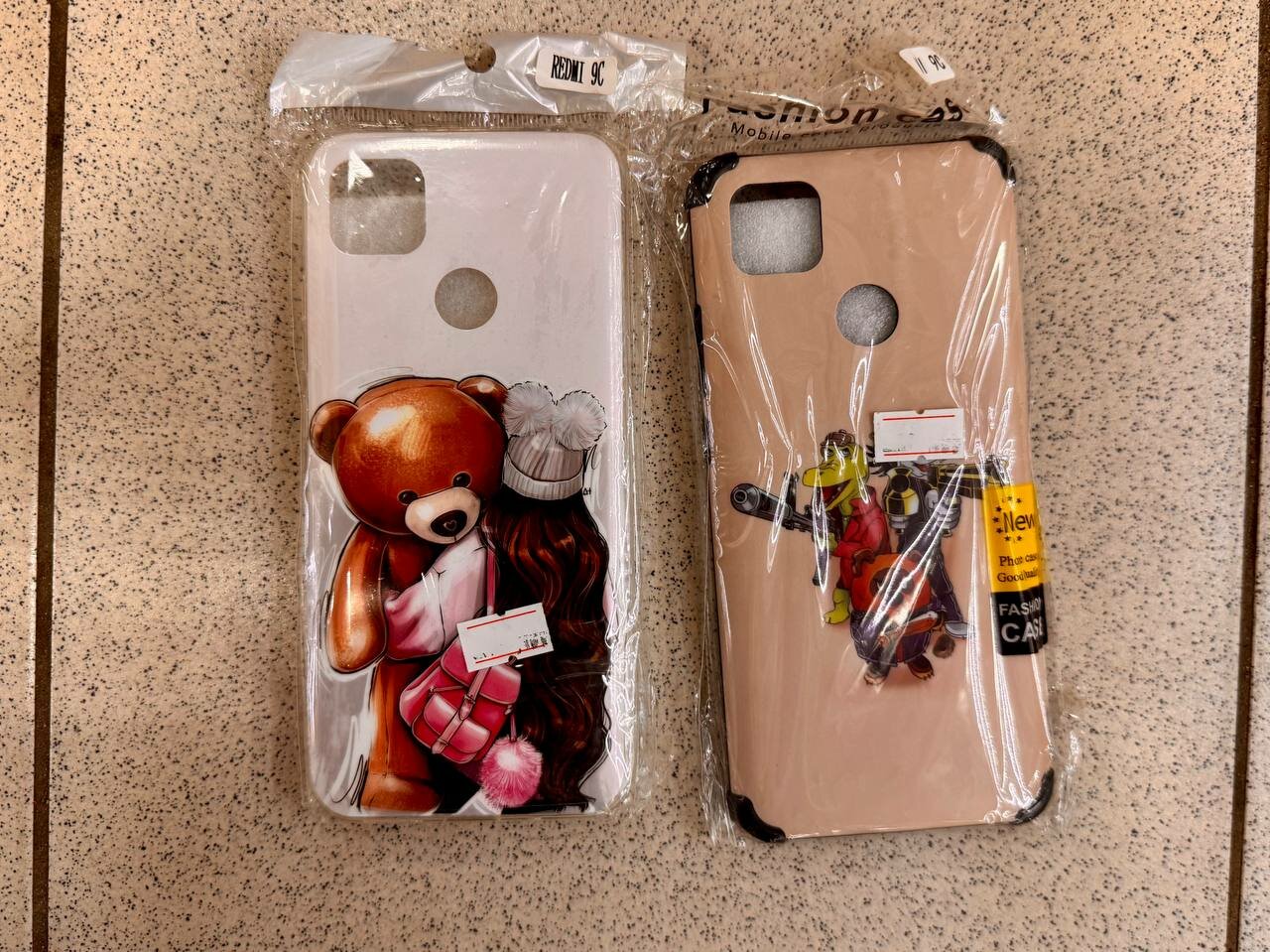 Чехол на Xiaomi Redmi 9C накладка на заднюю часть смартфона 2 штуки