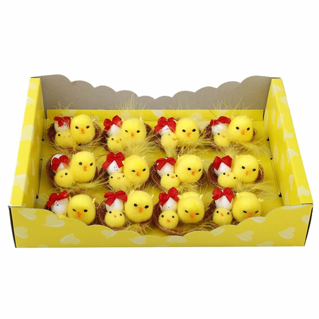 Аксессуар для Пасхи, Реалистичная плюшевая курочка на Пасху - 1 шт, в упаковке