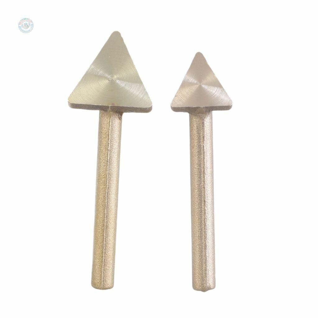 Набор медных насадок для паяльника 2 шт, термостойкие треугольные наконечники для точного ремонта пластика и пайки в труднодоступных местах