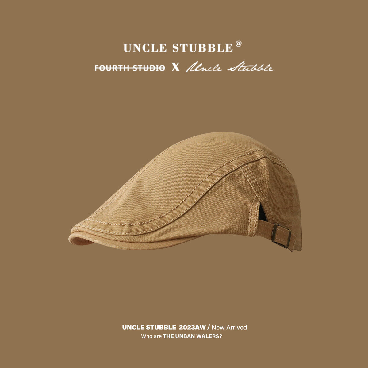 Милый мультяшный кожаный берет с кошачьими ушками, женский осенне-зимний милый крутой стиль, модная модная шляпа художника с художественным лицом, показывающая маленькие облака