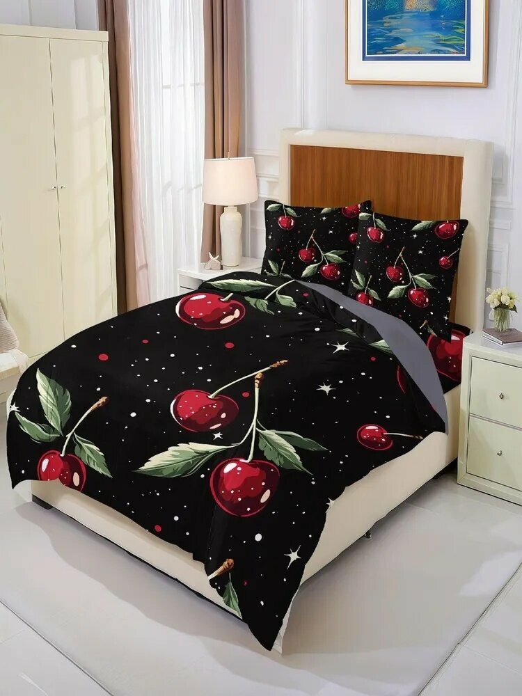 Комплект постельного белья, Поплин, Двуспальный, наволочки 50x70