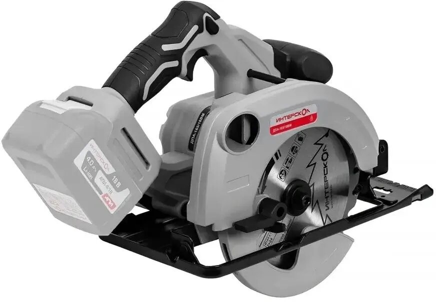 762.4.1.70 / Циркулярная пила Интерскол ДПА-165/18ВМ, 165мм, аккумуляторная, 18В, с 1 АКБ, с ЗУ (762