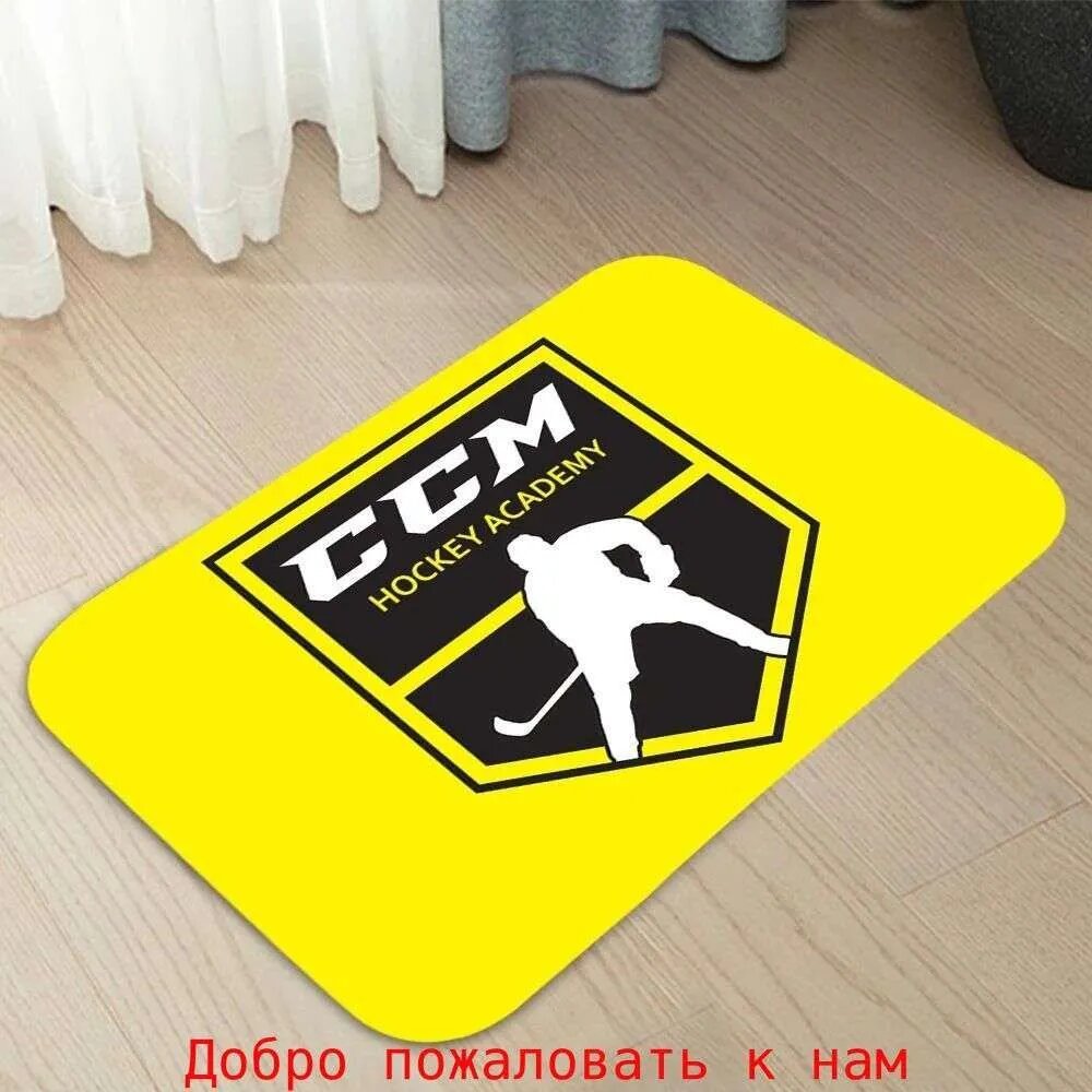 Коврик для хоккея CCM 60*40см, красный, аксессуары для хоккея — фото 1