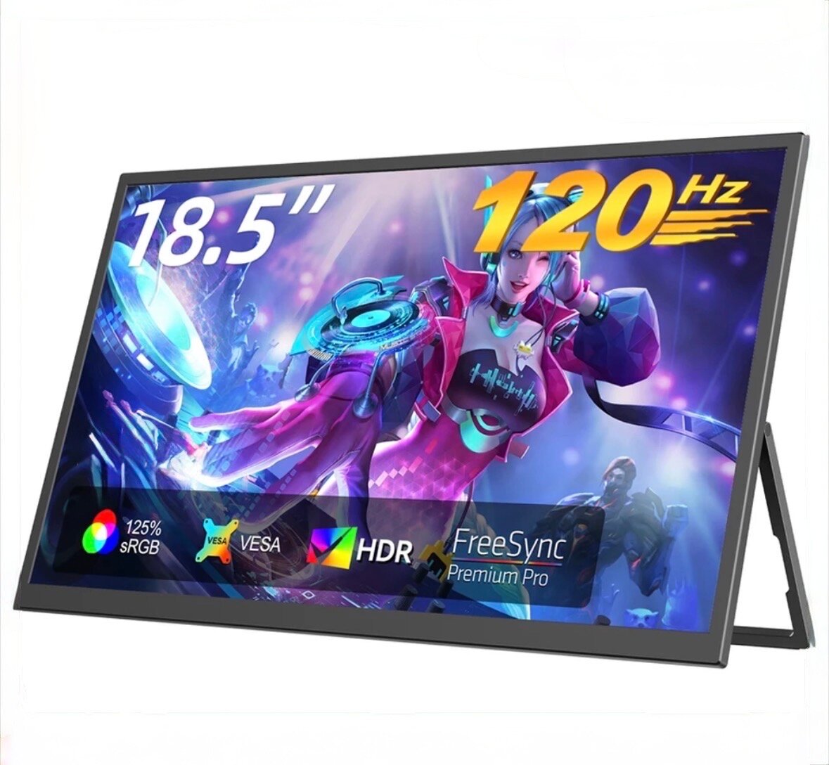 Портативный игровой монитор, 18,5" 1920 x 1080 120Hz
