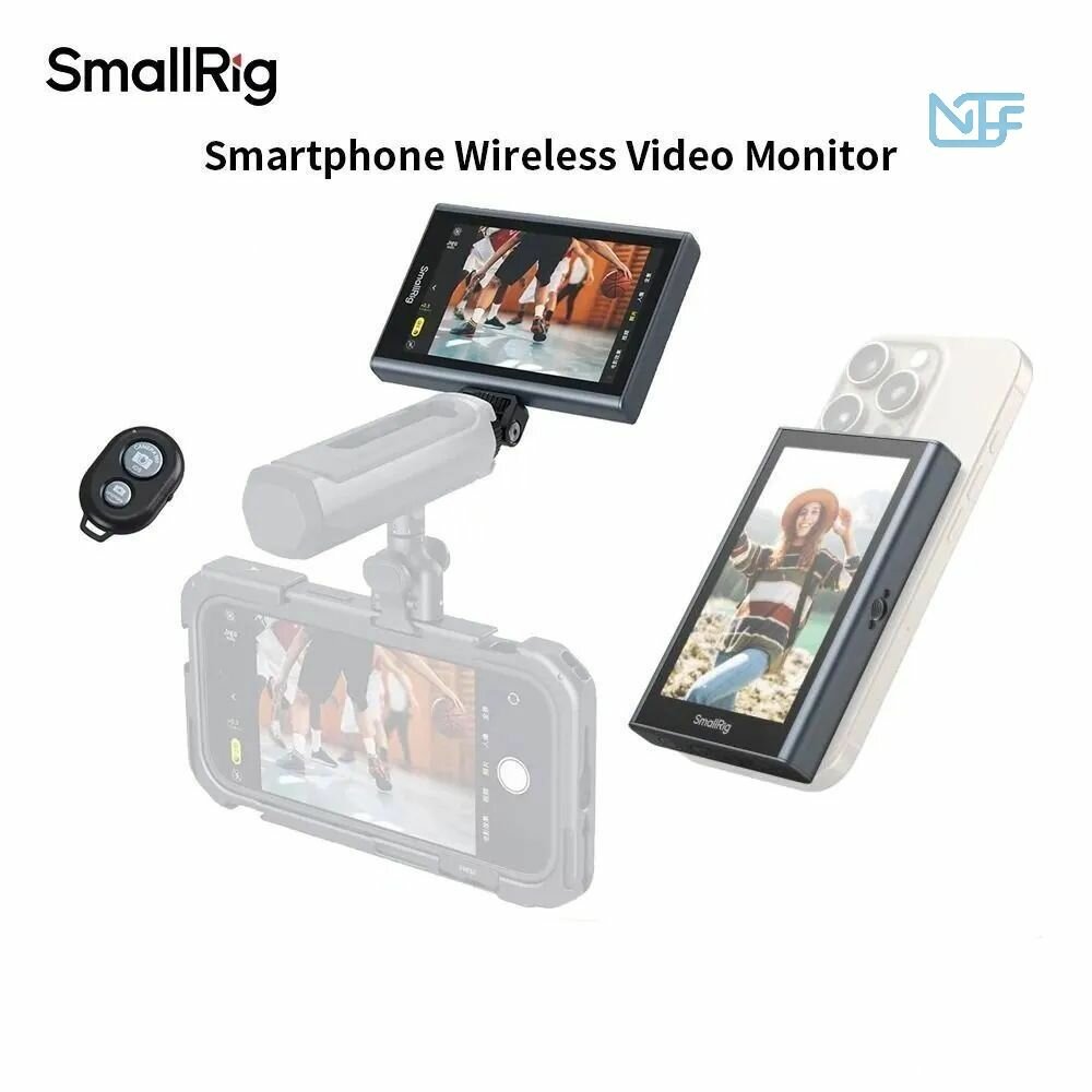 Беспроводной магнитный монитор Smallrig 4850 Magsafe для селфи, премиум комплект с дистанционным пультом управления для вашего телефона