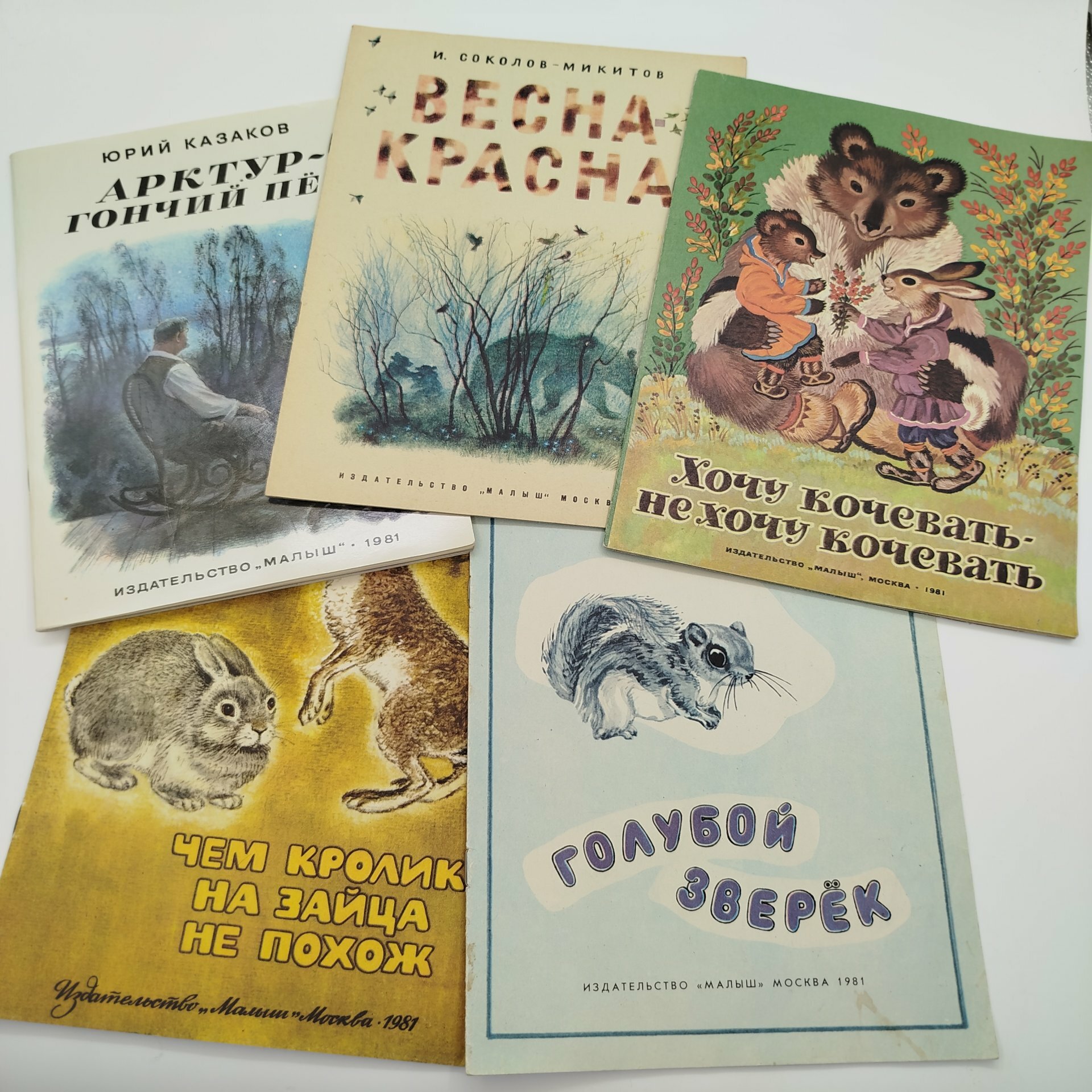 Набор из 5-ти детских книг (Ю. Казаков "Арктур-гончий пёс"