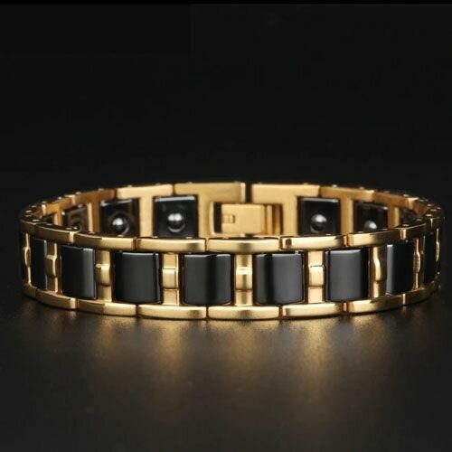 Браслет-цепочка, гематит