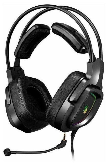 Игровые наушники A4tech Bloody G575, проводные (USB), черный