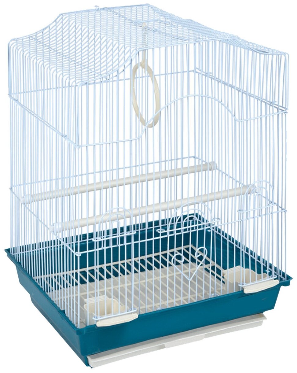 Клетка для птиц Triol 3112 эмаль цвет в ассортименте 34,5 х 28 х 49,5 см (1 шт)