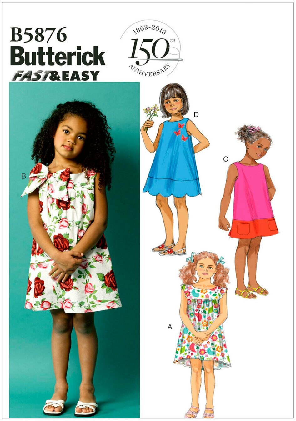 Выкройка BUTTERICK №5876 Платье-сарафан