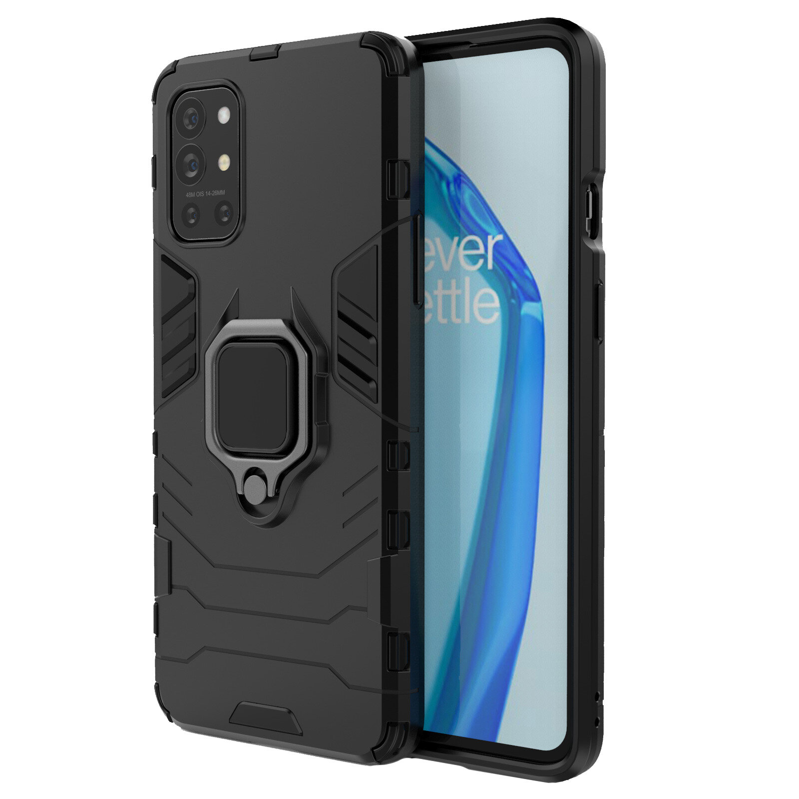 Чехол-бампер Чехол. ру для OnePlus 9R противоударный усиленный ударопрочный черный