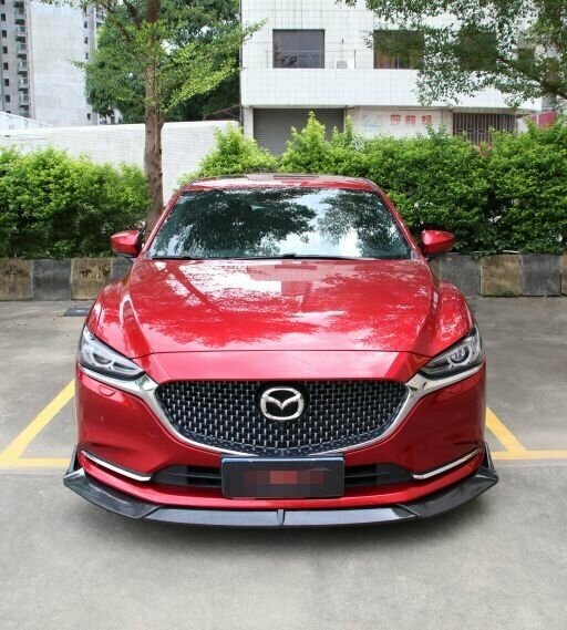 Губа переднего бампера Mazda 6 Atenza 2019-on ABS карбон